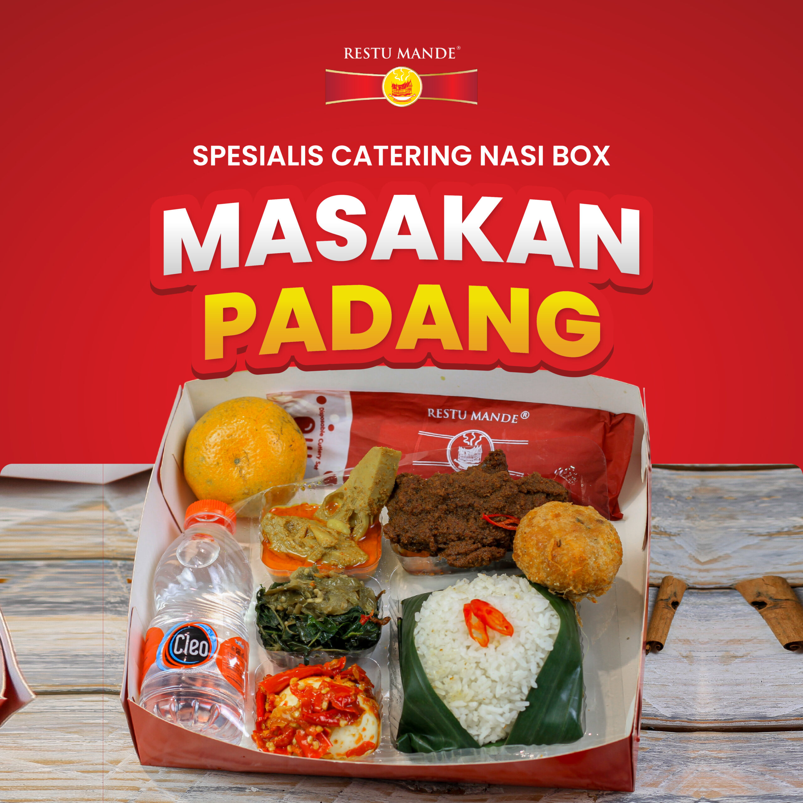 Catering Nasi Box - Restu Mande | Masakan Padang dalam Kemasan